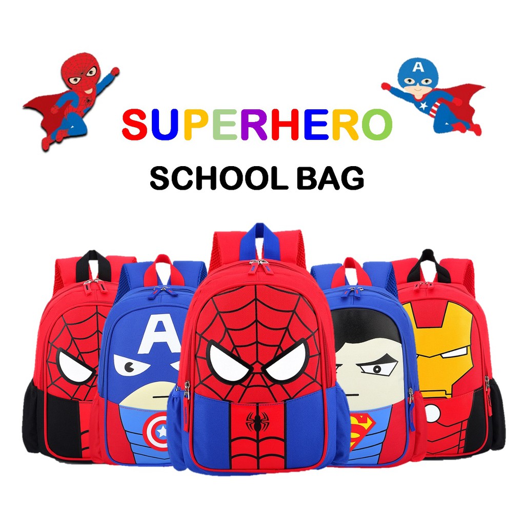 ️ Superhero Preschool Backpack/ Kids Children School Bag/ Childcare ...