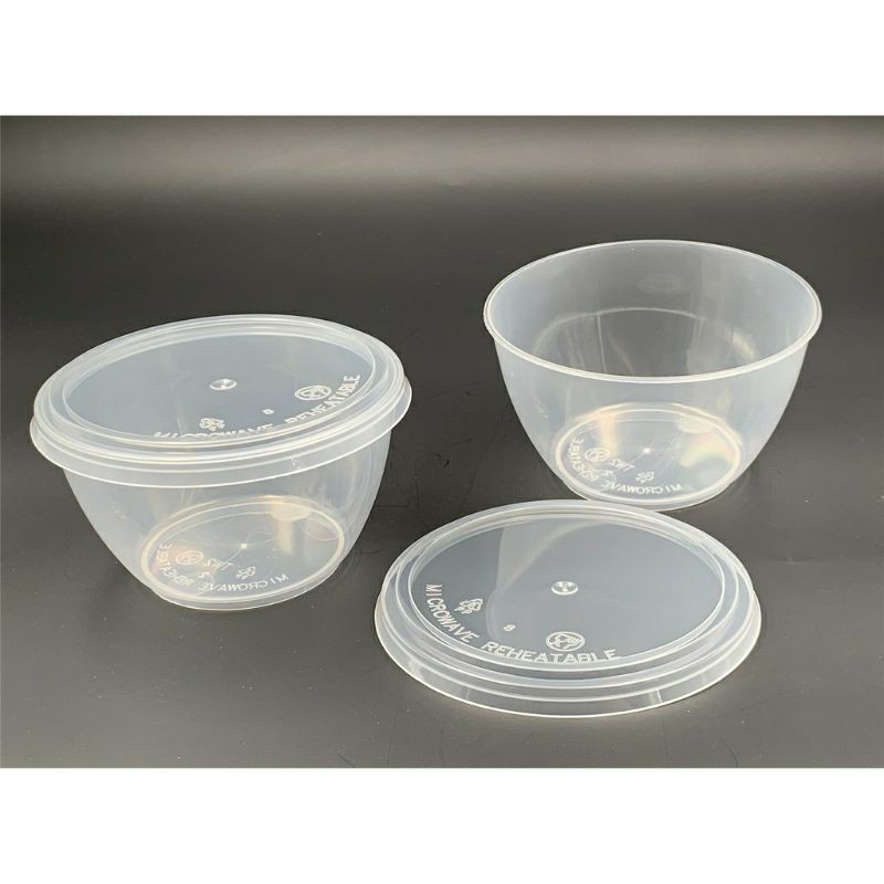 200ml Round Disposable Plastic Food Containers (50pcs) | Shopee Singapore