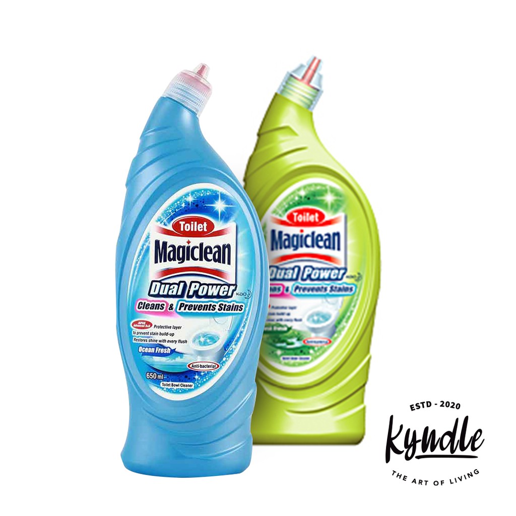 Kao Magiclean Dual Power Toilet Cleaner -Ocean Fresh(blue)/Forest Fresh ...