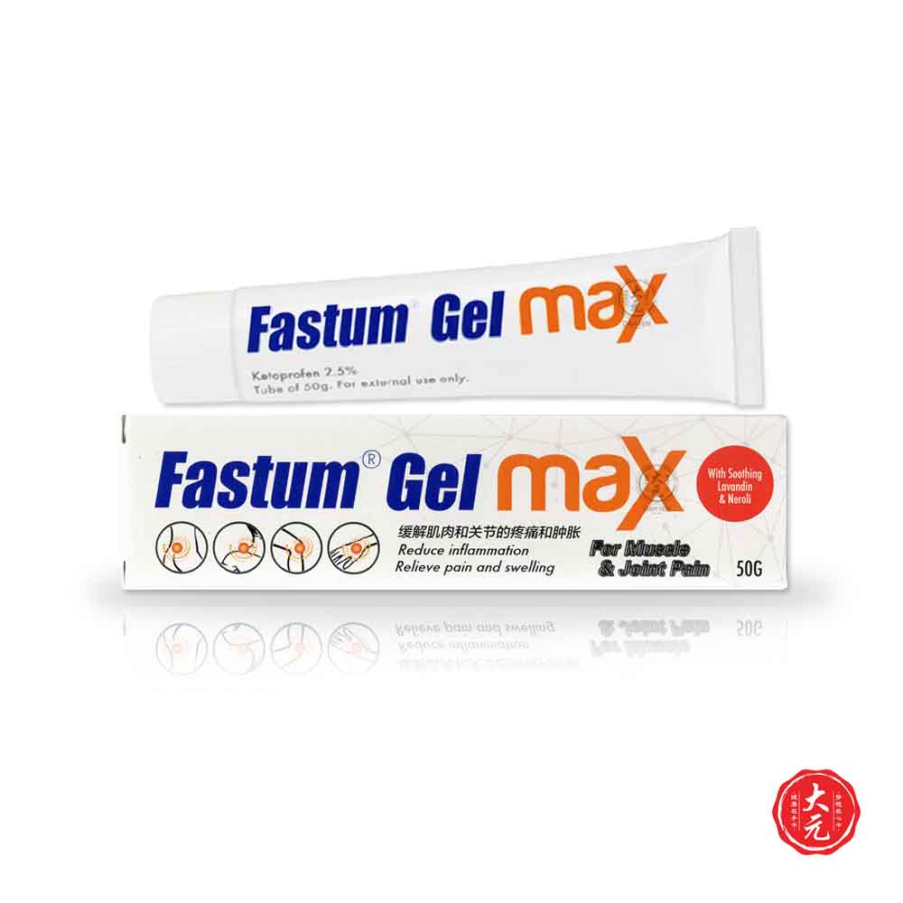 Fastum Gel Max • Reduce Inflammation • Relieve Pain • Swelling • Joint ...