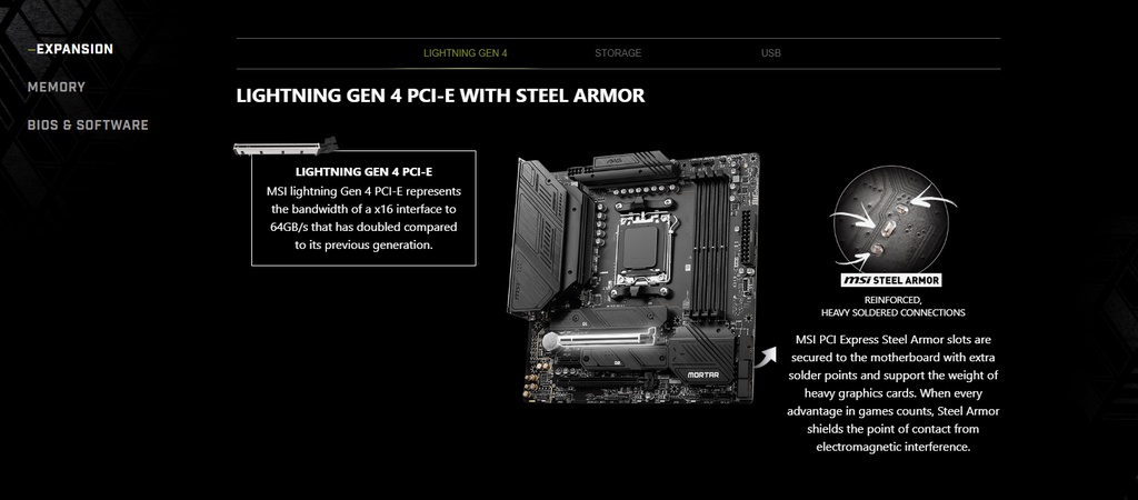 MSI MAG B650M MORTAR WIFI AMD B650 DDR5 Wi-Fi 6E mATX AM5, B650 ...