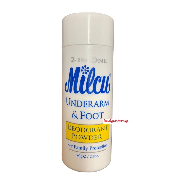 Milcu Underarm & Foot Deodorant Powder For Family Protection - 80g ...