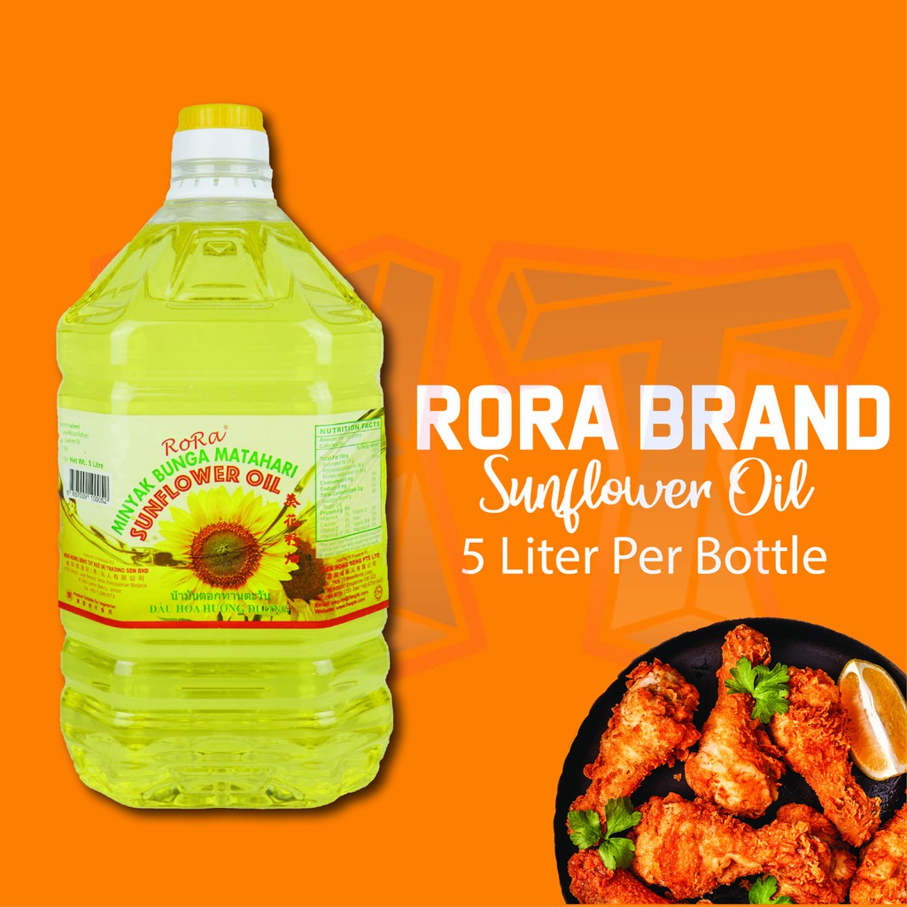 5 Liter RoRa Sunflower Oil | Shopee Singapore