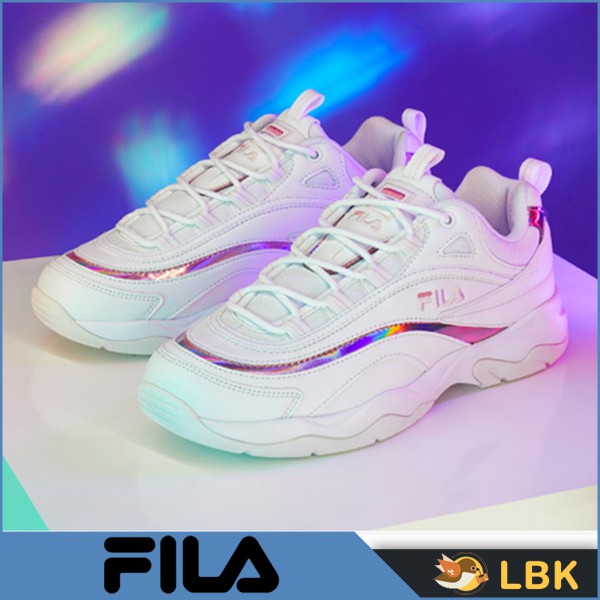 Fila ray holographic pink store