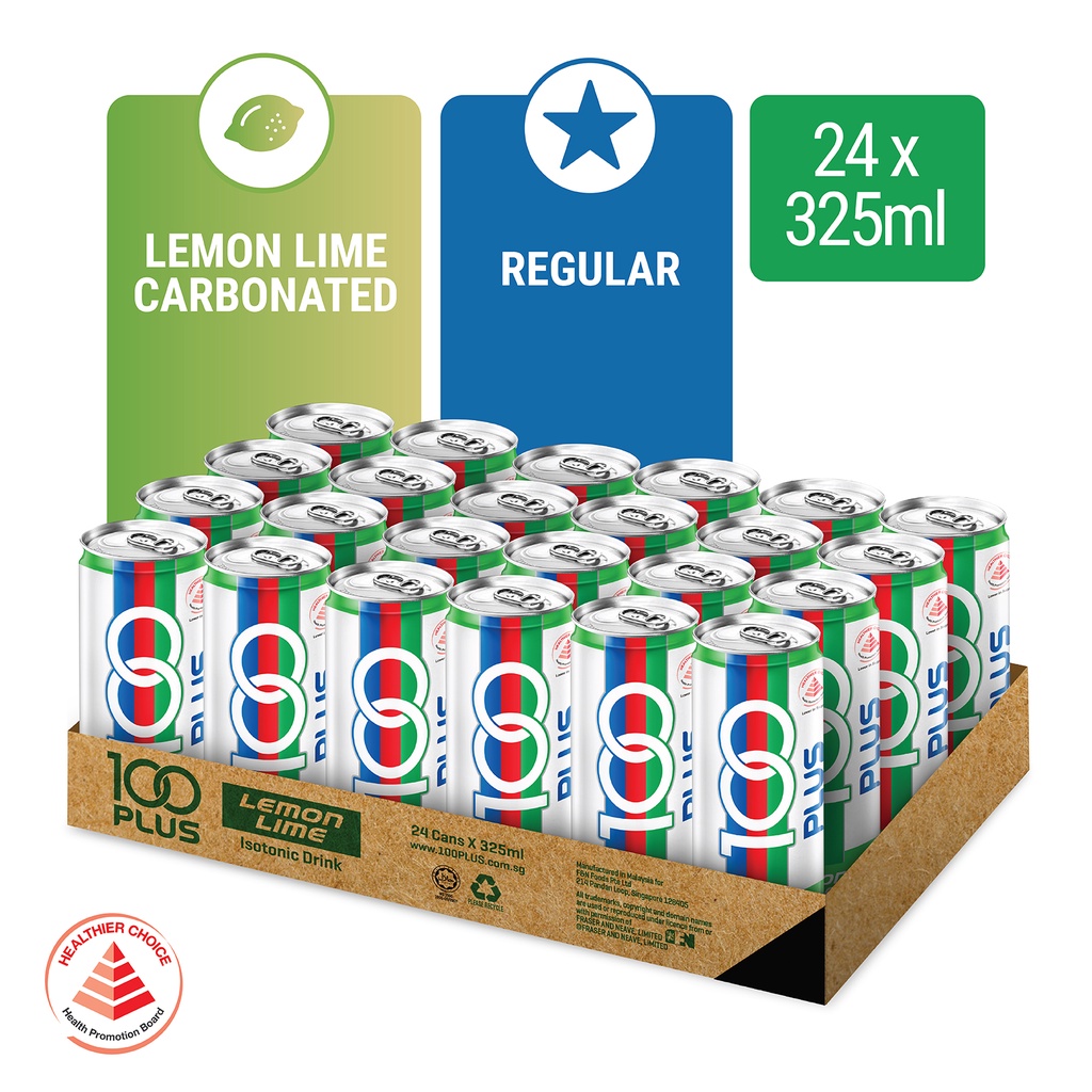 100PLUS Lemon Lime 24x325ml (Bundle of 24) | Shopee Singapore
