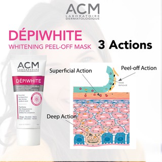 ACM Depiwhite Whitening Peel-off Mask (40ml) | Shopee Singapore