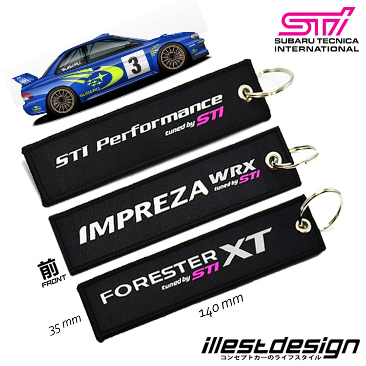 Subaru STI Car Key Tag : FORESTER XT IMPREZA WRX STI LEVORG LEGACY XV ...