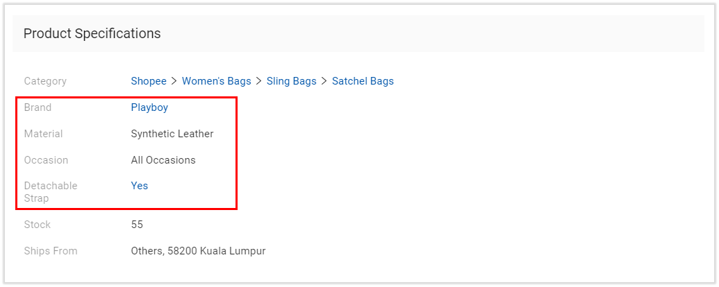 Improve the visibility of your products using attributes | Shopee MY ...