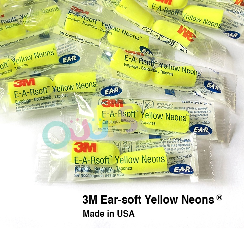 12pair 3M earplug Ear Soft Yellow Neons Ear plug | Shopee Singapore