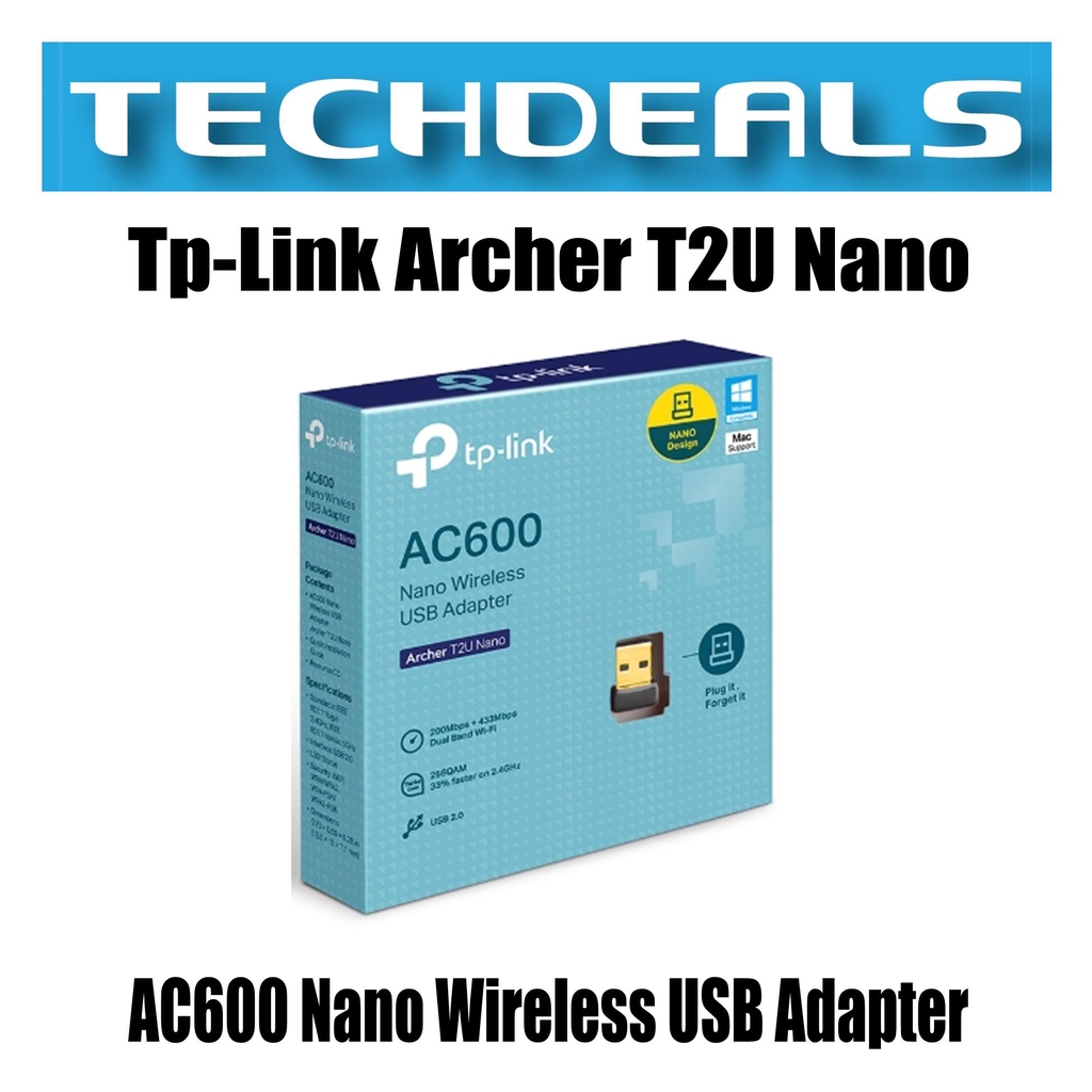 Tp-Link Archer T2U Nano AC600 Nano Wireless USB Adapter | Shopee Singapore