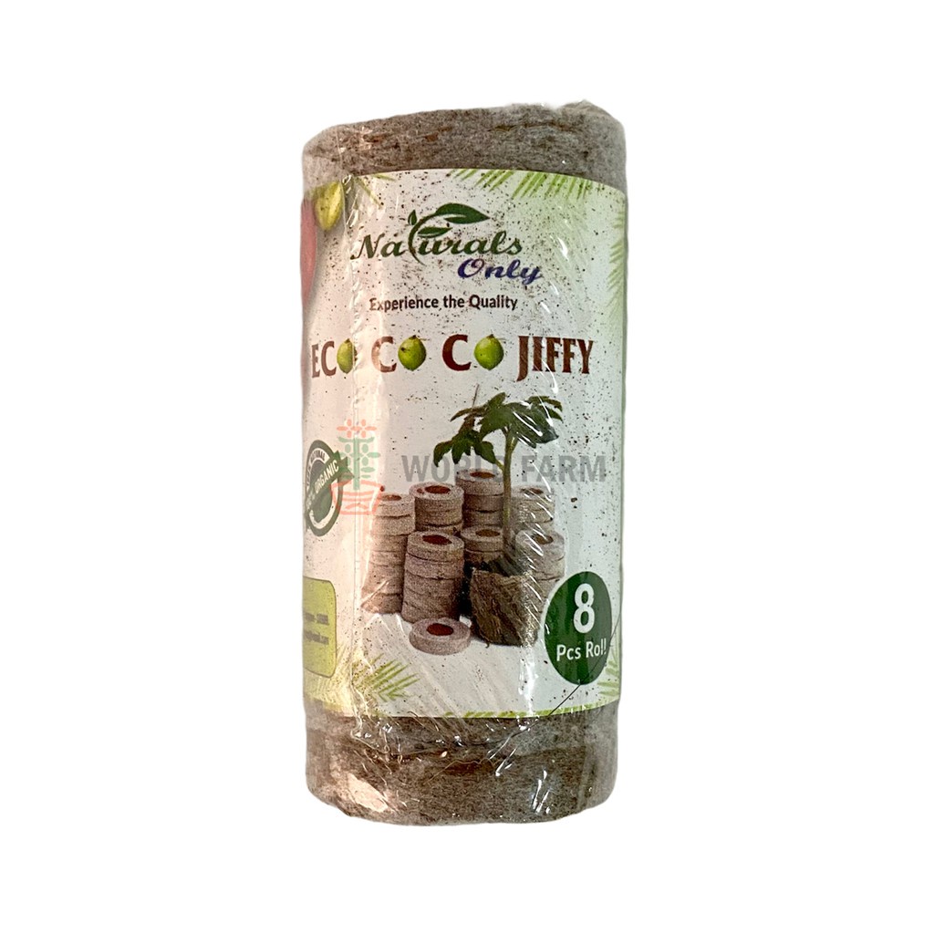Eco Coco Jiffy (8pcs/Roll) - perfect for seedlings and small cuttings ...