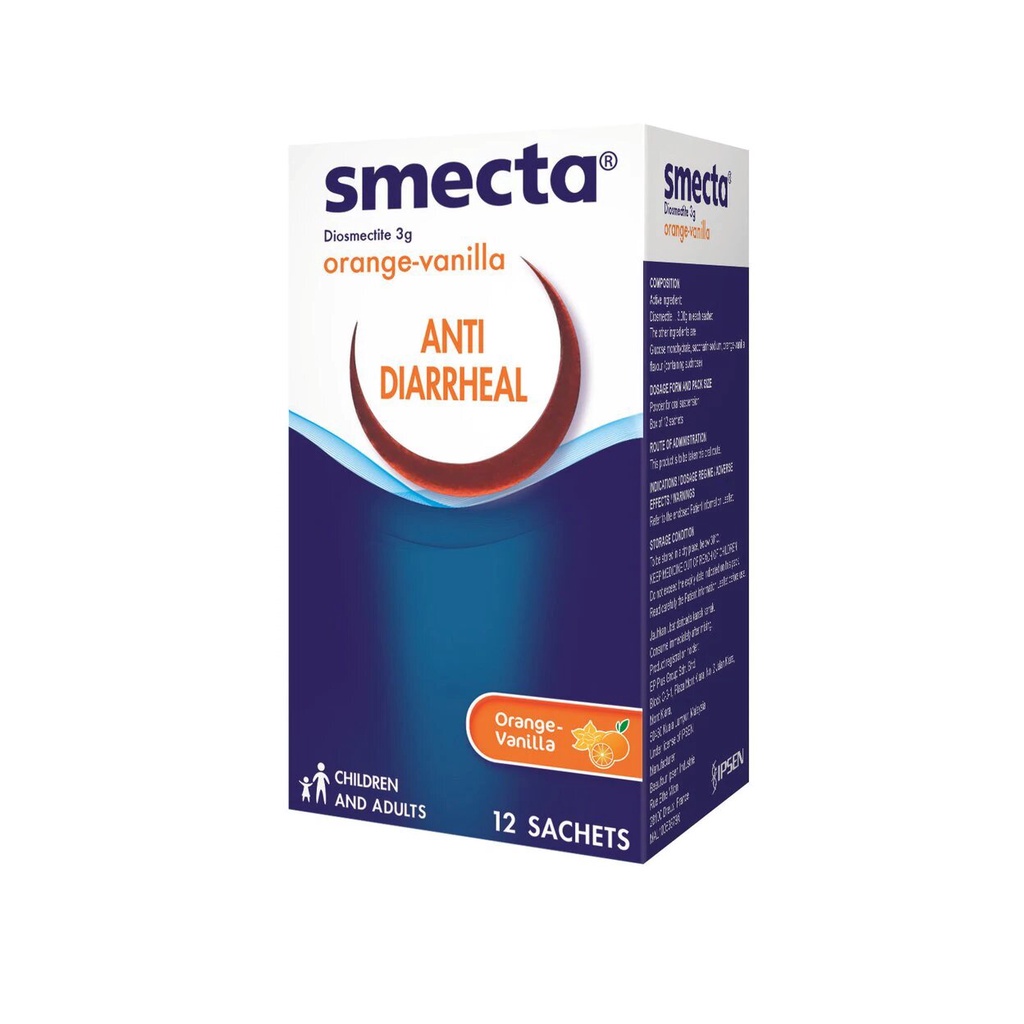 Smecta Orange & Vanilla (Anti Diarrheals For Infants And Adults ...