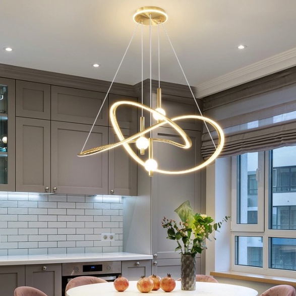 PLH Pendant LED Strip Design Hanging Light for Dining Area Bedroom ...