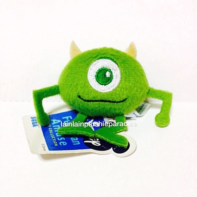 6CM Cute Small Mini Japan Disney Baby Monster Inc One Eye Green Mike ...