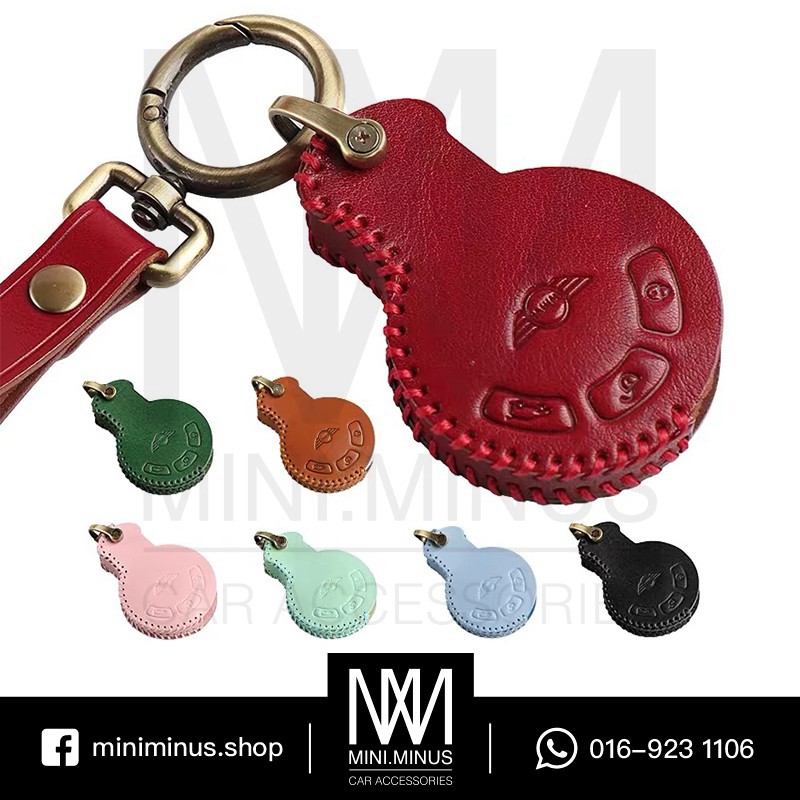 Mini Cooper R55 / R56 / R60 Leather Key Pouch | Shopee Singapore