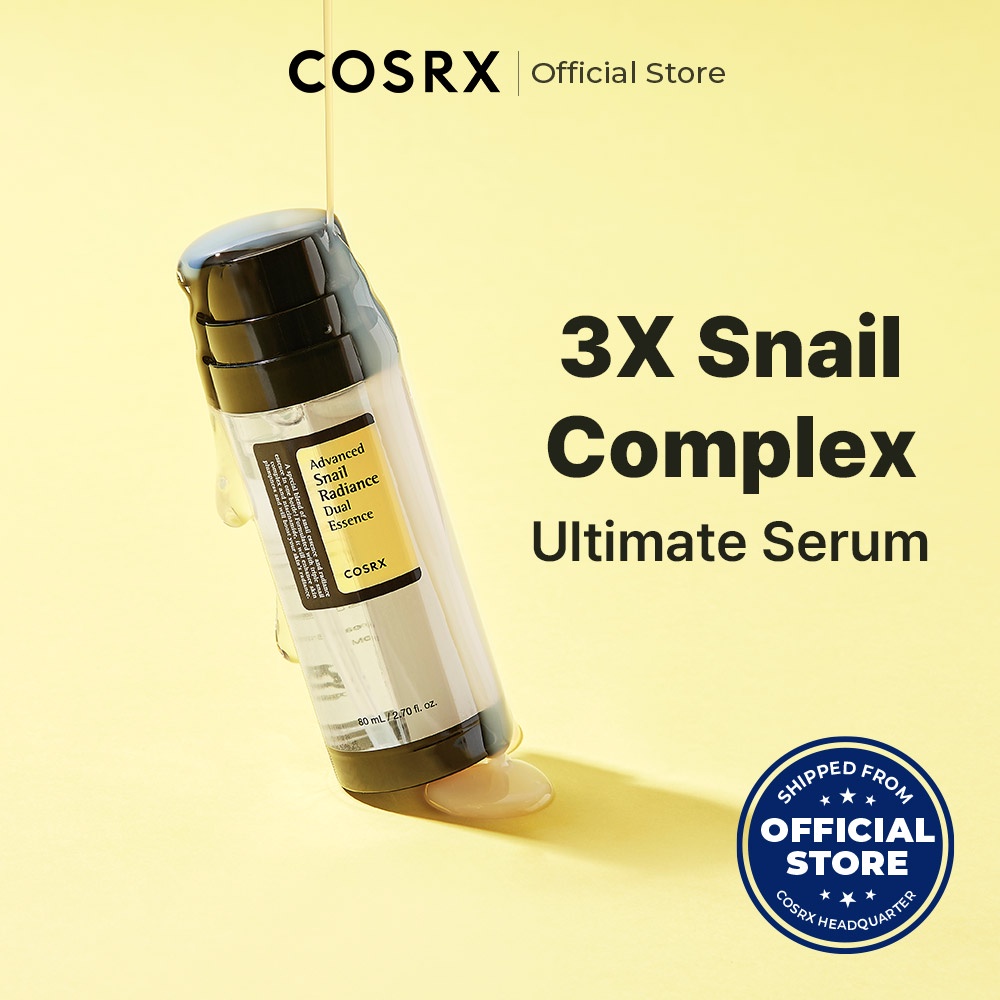 [COSRX] Dual Essence 80mL, Advanced Snail Radiance Dual Essence,Triple ...