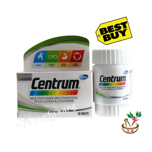 Centrum Multivitamin-Multimineral Plus Lutein Healthy Eyes & Lycopene ...