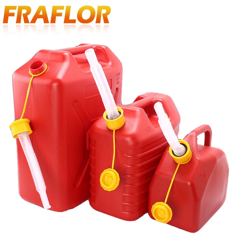 5L 10L Liter Spare Petrol Oil Gasoline Cans Fuel Tank Can Jerry Cans ...