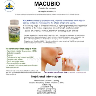 I-Defence AMD Plus (AREDS 2 formula) Retina Eye Nutrition| Lutein and ...