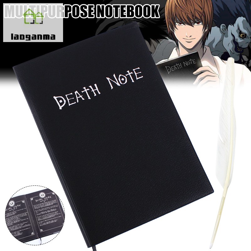 Death Note Notebook Manga Anime Peripheral for Otaku Death Note Fan ...