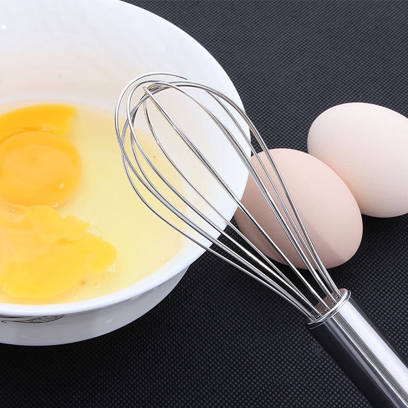 Handle Whisk Stainless steel Kitchen Mixer Balloon Egg Beater Tool 8 ...