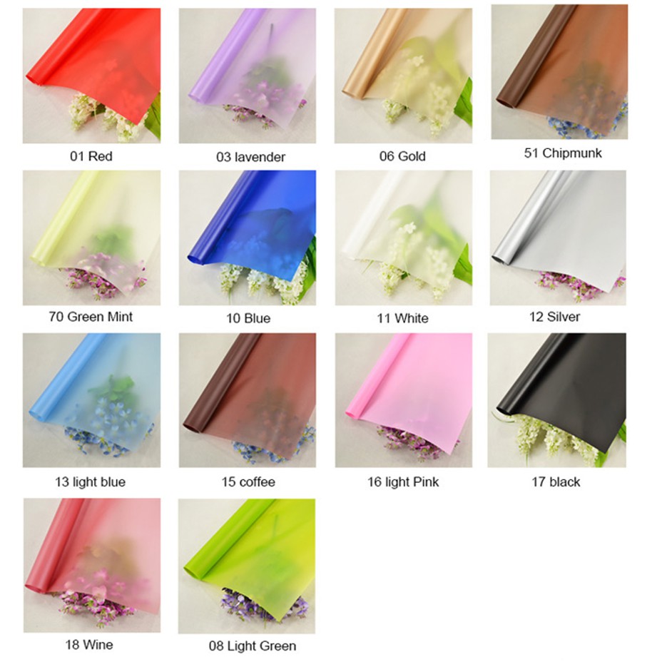 Translucent Semi Transparent Cellophane Sheet (58X58 cm) Wrapping Paper ...