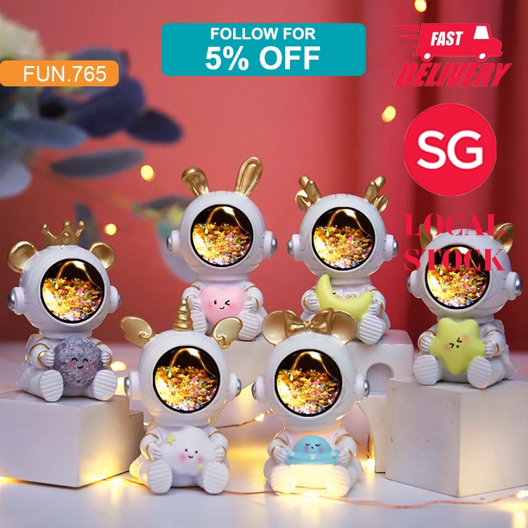 [SG STOCKS] ASTRONAUT FIGURINE BLIND BOX/ LIGHT UP LED ASTRONAUT ...