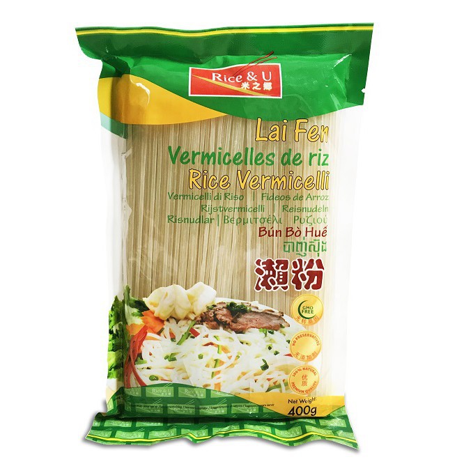 Rice&U Rice Vermicelli Lai Fen 400G (03453) | Shopee Singapore