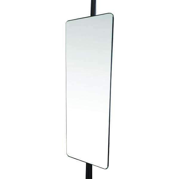 EXTENDABLE FLEXI MIRROR C/W SOFT CLOSING SLIDES (BLACK) | Shopee Singapore