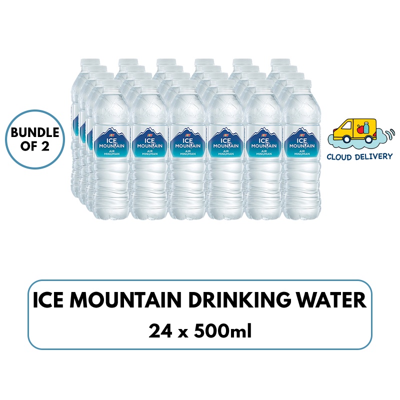 [Bundle of 2] Ice Mountain Drinking Water (24 x 500ml) | Shopee Singapore