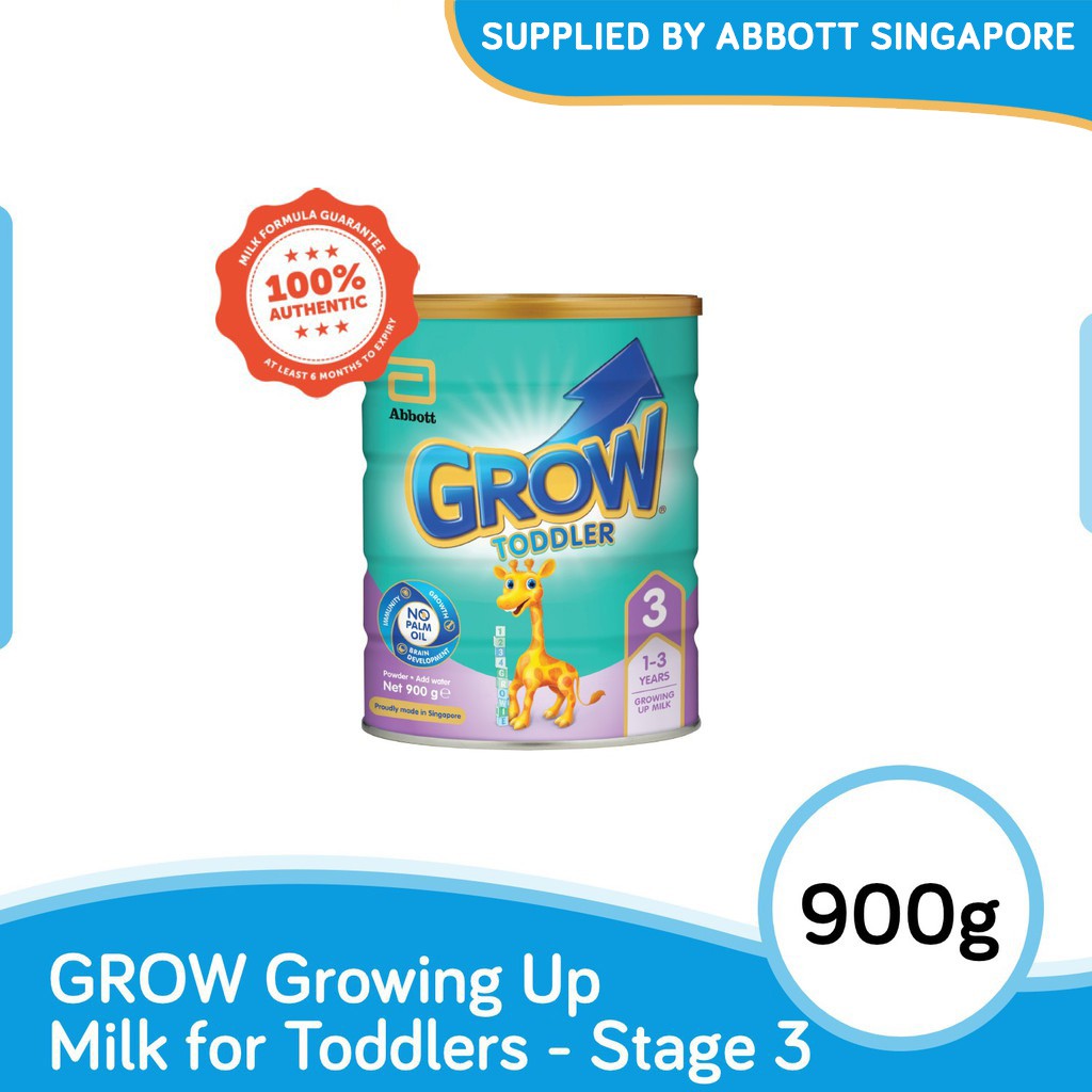 GROW Growing Up Milk for Toddlers - Stage 3 (1 - 3 years) - 900g ...