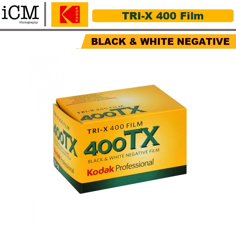 Kodak Professional Tri-X 400 400TX 135 35mm Black and White Negative ...
