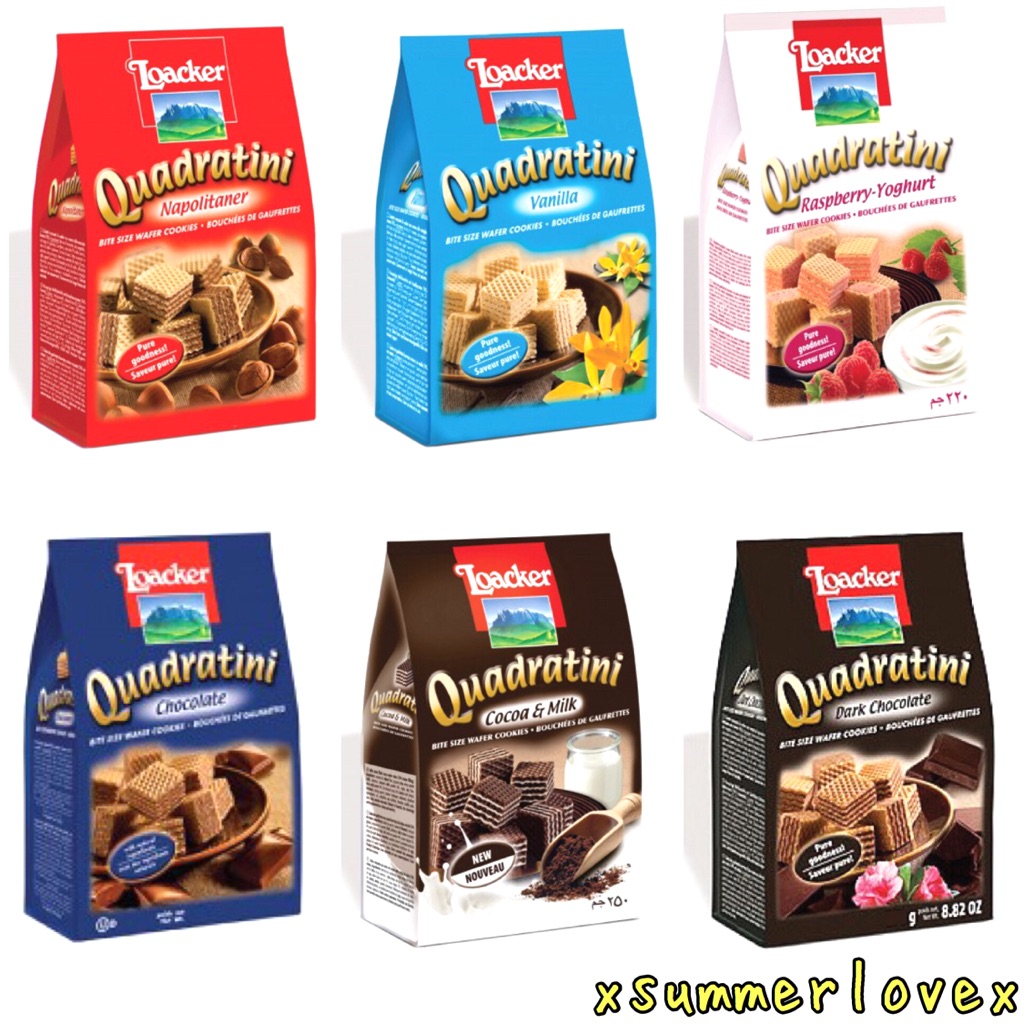 【Bundle of 3】Loacker Wafer 125gm/packet 🏔🇮🇹 | Shopee Singapore