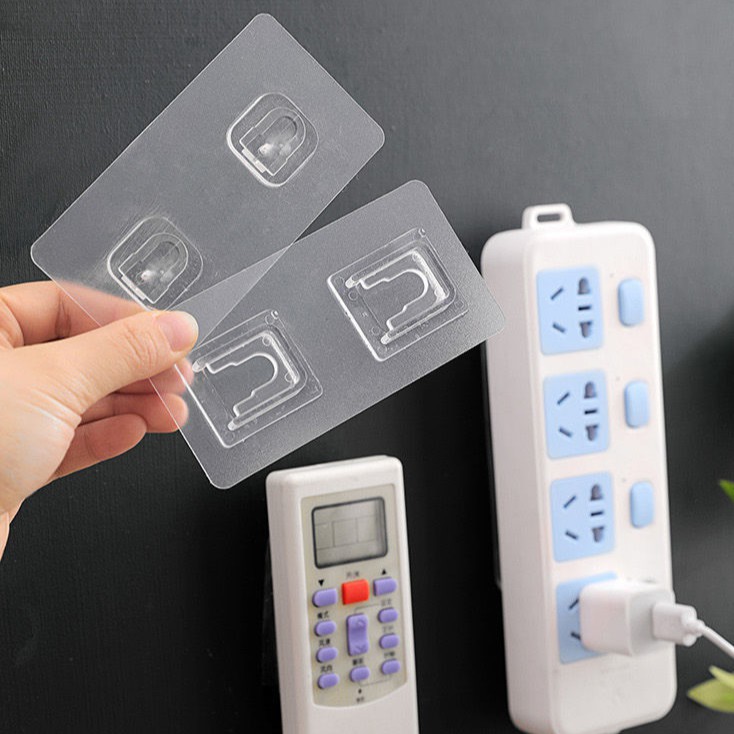 Adhesive Transparent Double Sided Hook Waterproof Sticky Hook for ...