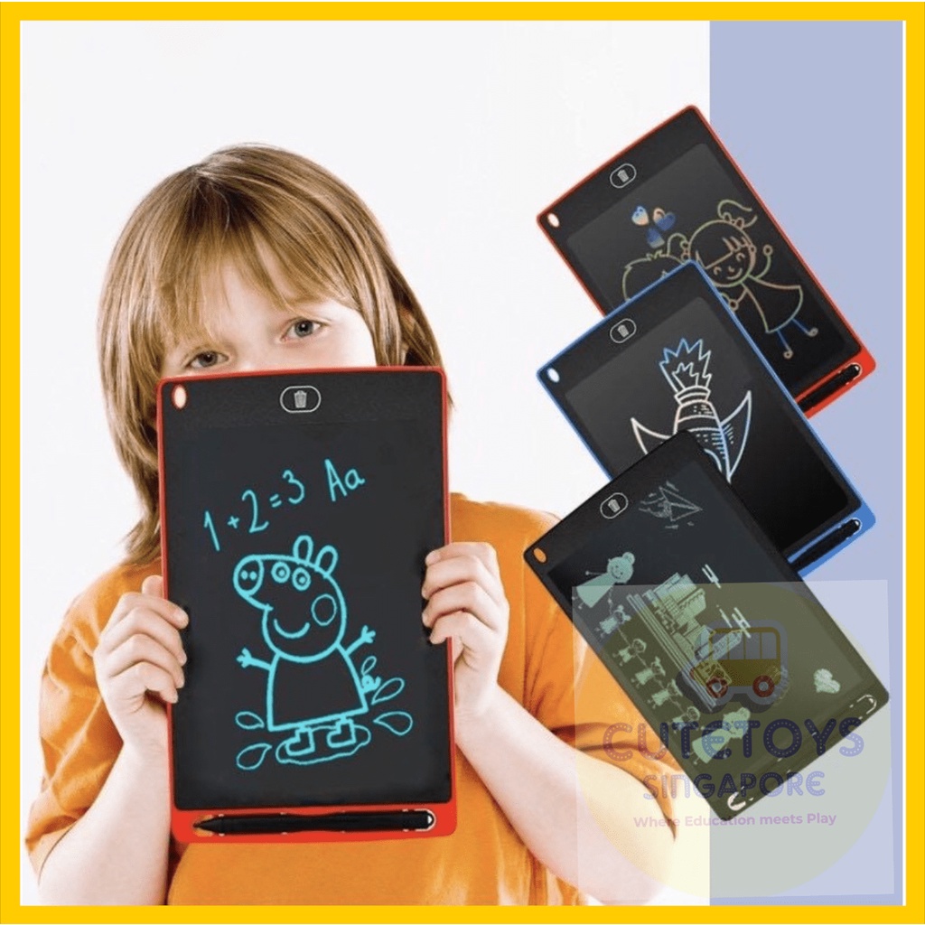 [SG] 8.5 inch / 12 inch LCD Pad Writing / Drawing Tablet For Kids ...