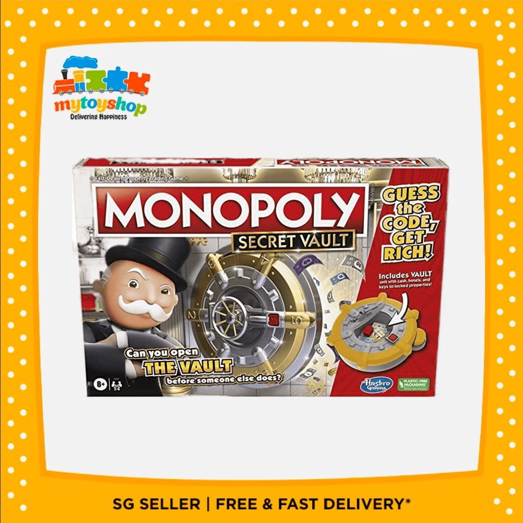 Hasbro Gaming Monopoly Secret Vault Board Game | Shopee Singapore