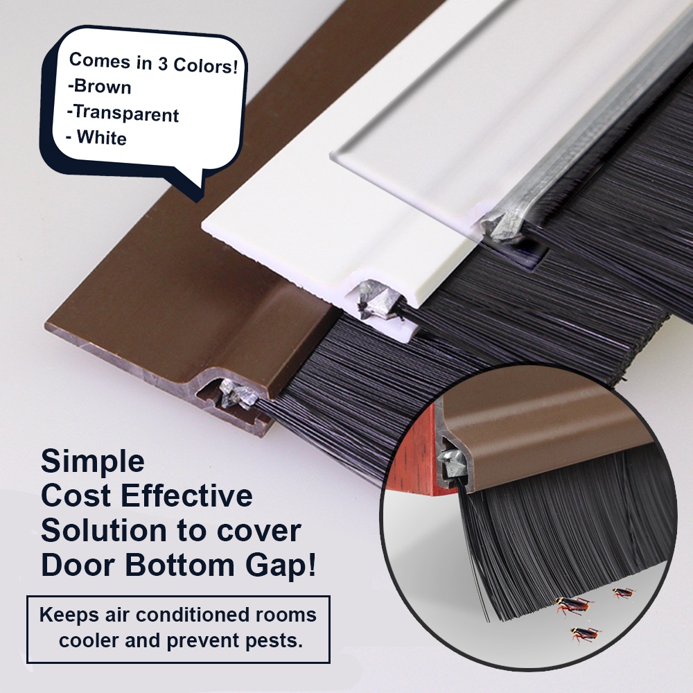 HP Door Bottom Brush - Door Seals | 1M | Simple and cost-effective ...