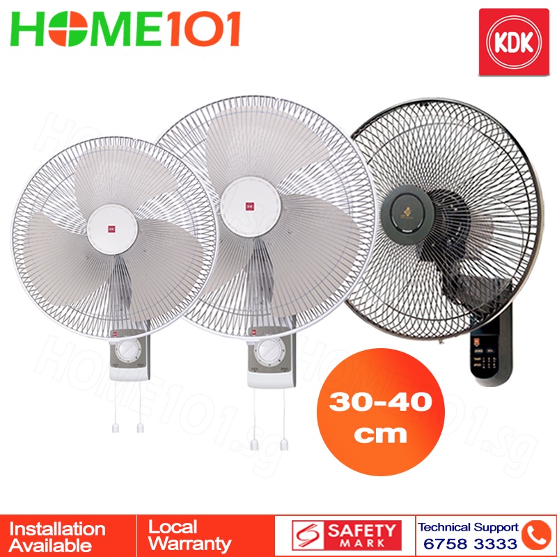 KDK Wall Fan 30 - 40cm M30CS || M40CS || M40MS | Shopee Singapore