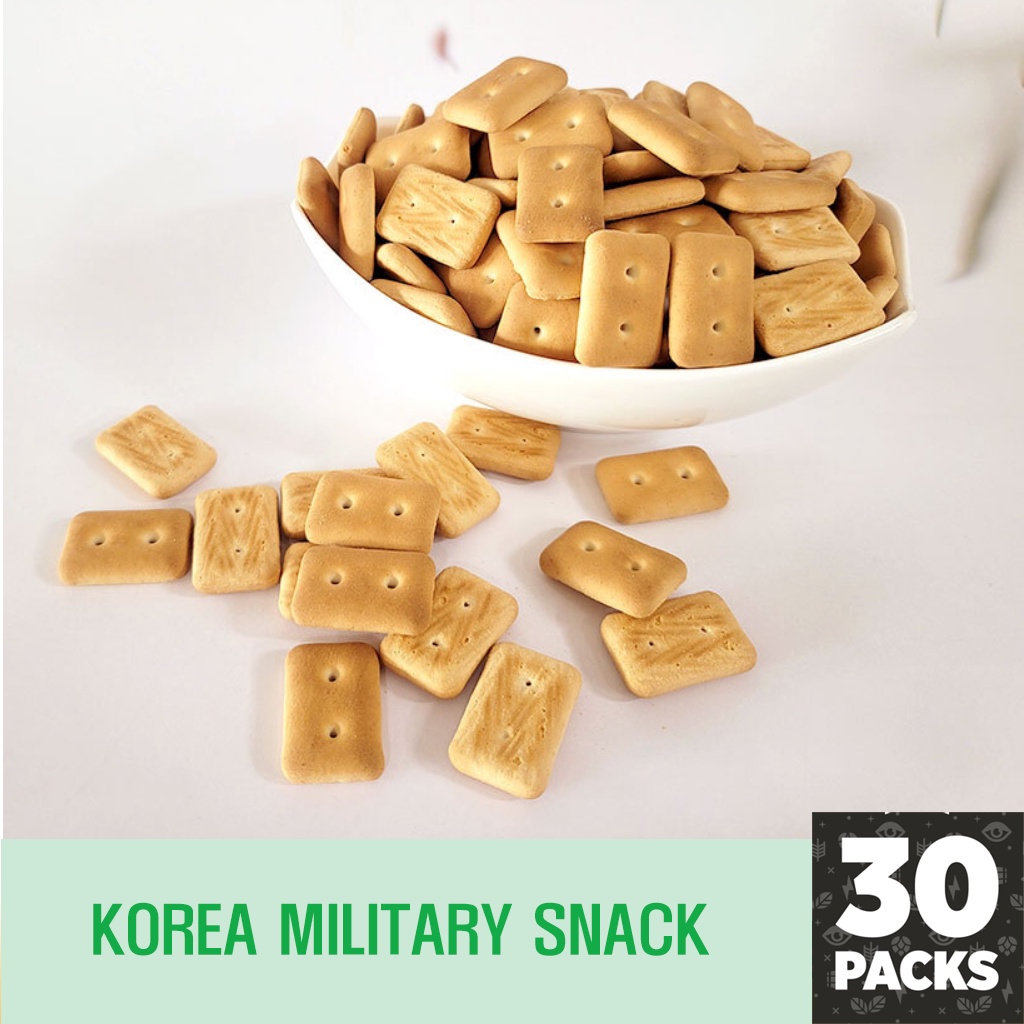 KOREA military snack traditional snack GUNBBANG 30G X 30Packs | Shopee ...