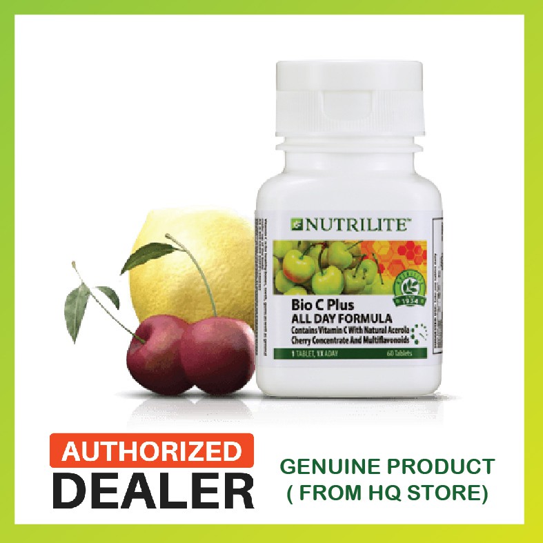 Amway NUTRILITE Bio C Plus All Day Formula Vitamin C Orange Lemon (60 ...