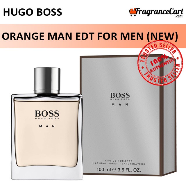 Hugo Boss Orange Man EDT for Men (100ml new packaging) Eau de Toilette ...