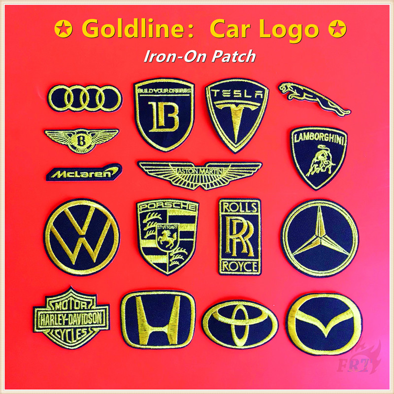Goldline Series 06 - Car Logo Iron-On Patch ♚ 1Pc Jaguar / Mclaren ...