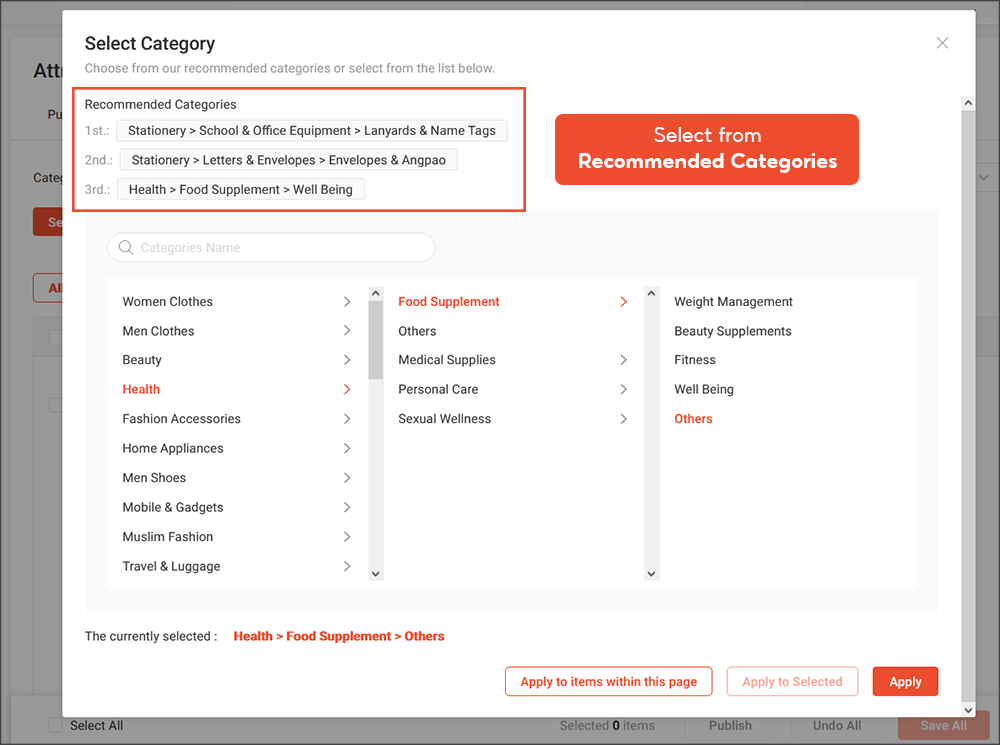 About category recommendation | PH Seller Education [Shopee]