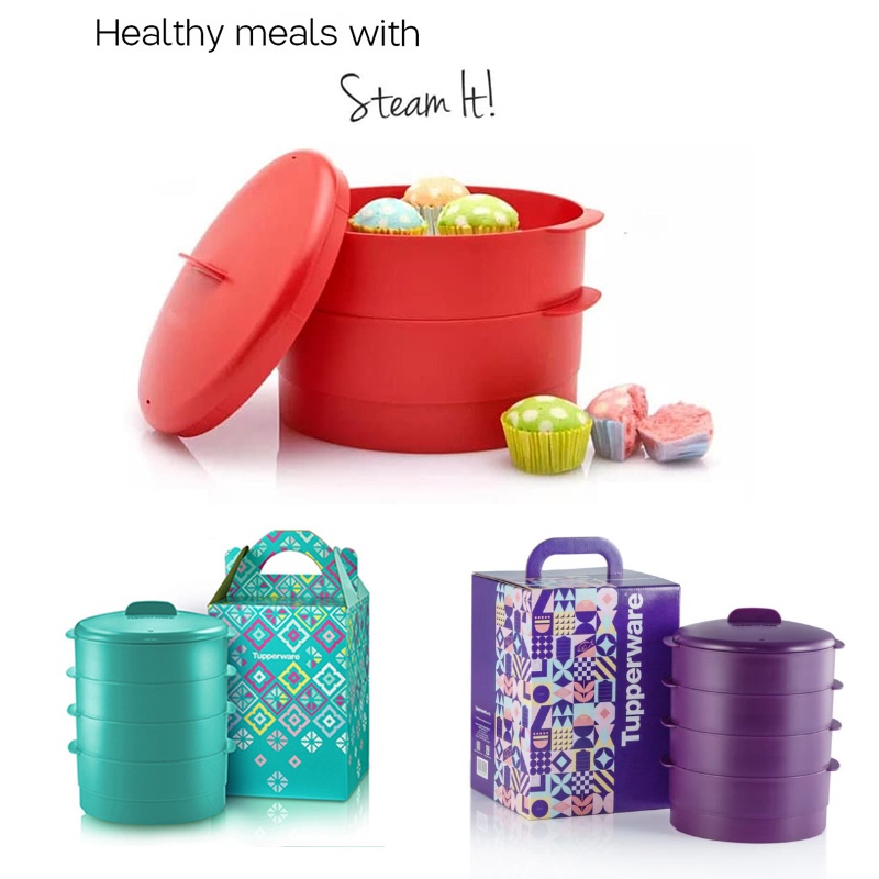 Tupperware Steam It 2 Layer / 4 Layer | Shopee Singapore