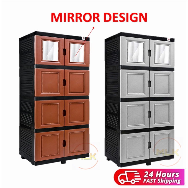 MLK 4 TIER PLASTIC DRAWER /CABINET/STORAGE TWINS DOLPHIN 242/4 / ALMARI ...