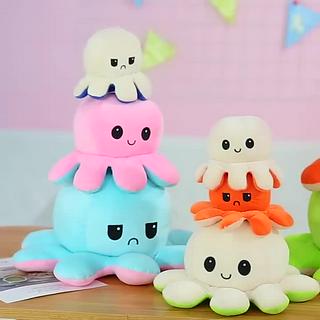20CM Cute Octopus Doll Double-Sided Flipped Octopus Plush Toy kids gift ...