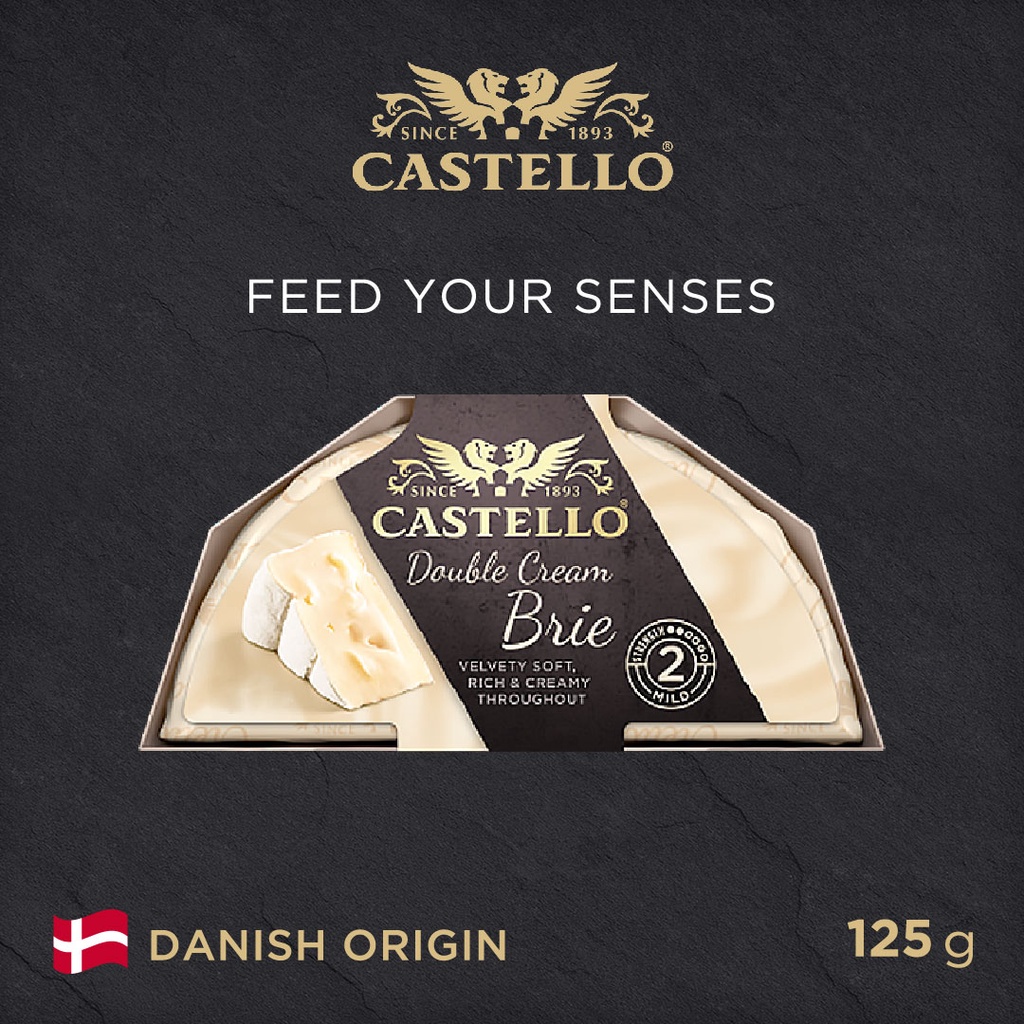 Castello Double Brie Cheese 150g | Shopee Singapore