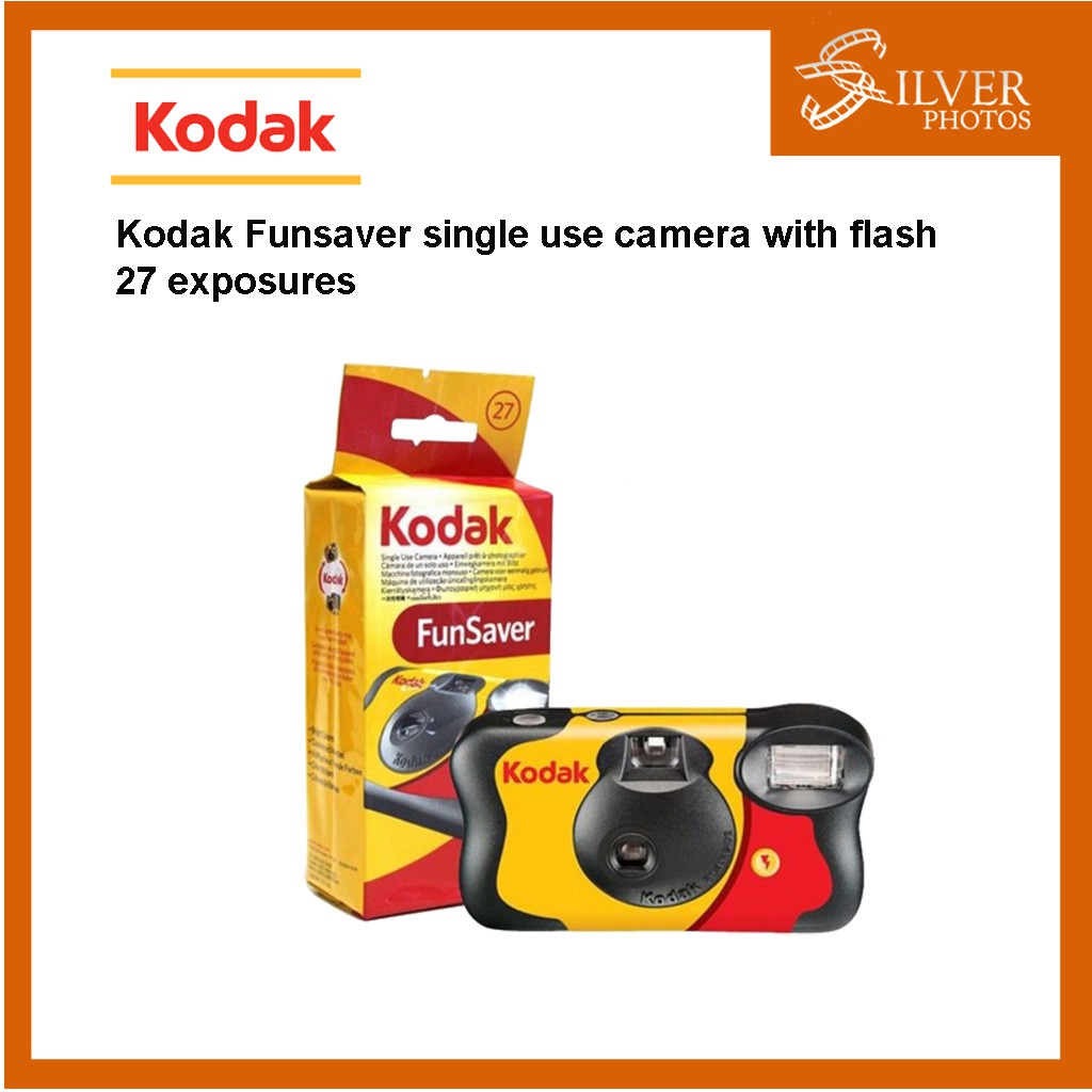 Kodak FunSaver 27 Exposures Disposable Film Camera | Shopee Singapore
