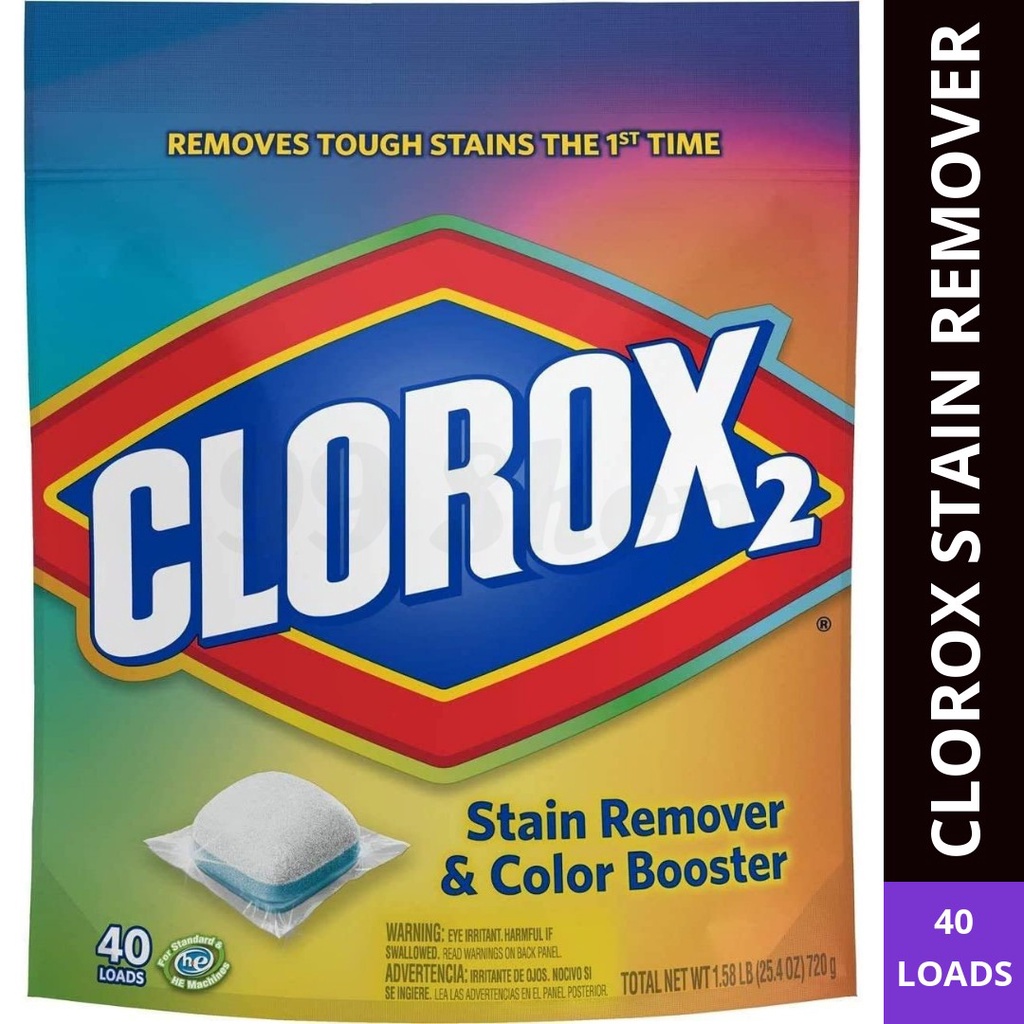 Clorox Clorox2 Stain Fighter & Color Booster 40s NEW LOOK Now Available ...