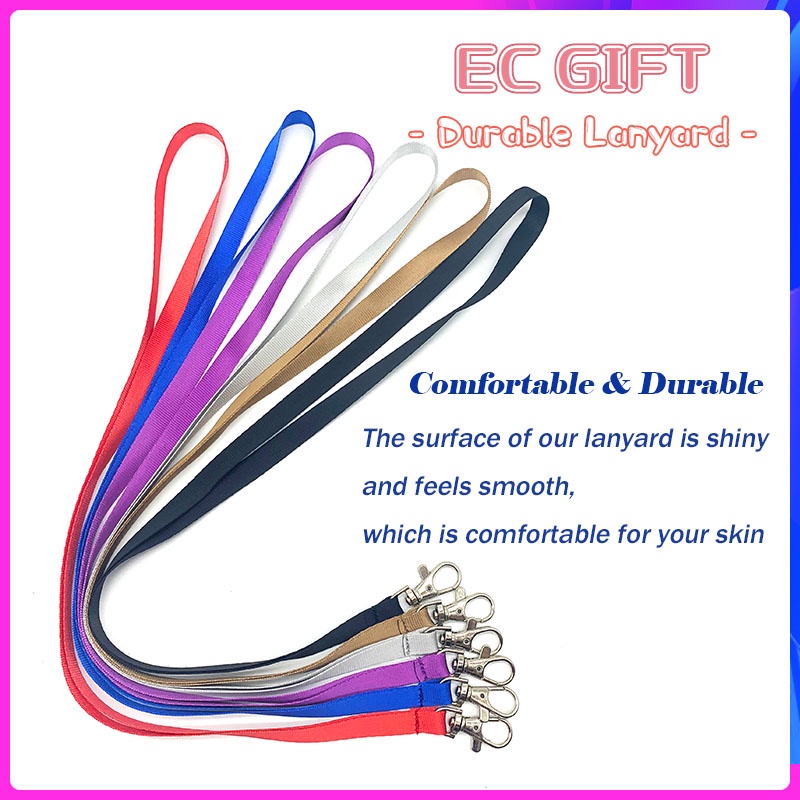 ECGIFT LA002 Affordable lanyards with multiple options, 10mm blank ...